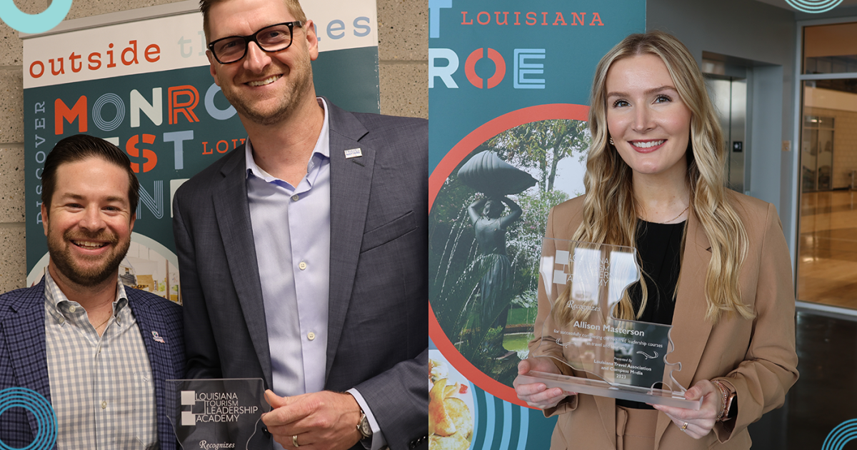 Allison Masterson and Chris Post Graduate from Louisiana Tourism ...