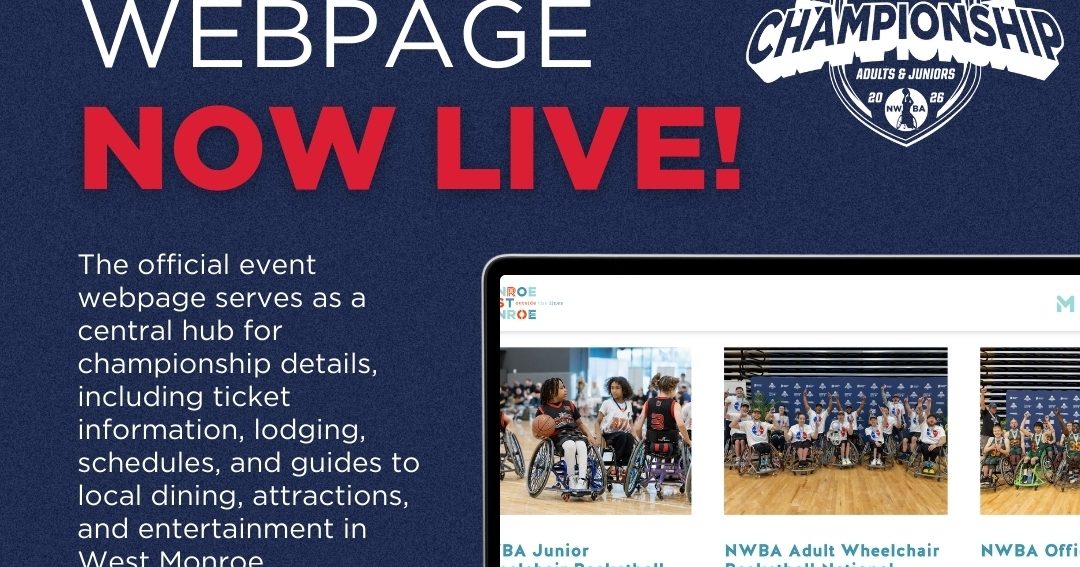 NWBA and Discover Monroe-West Monroe Launch Official Webpage for 2026 ...